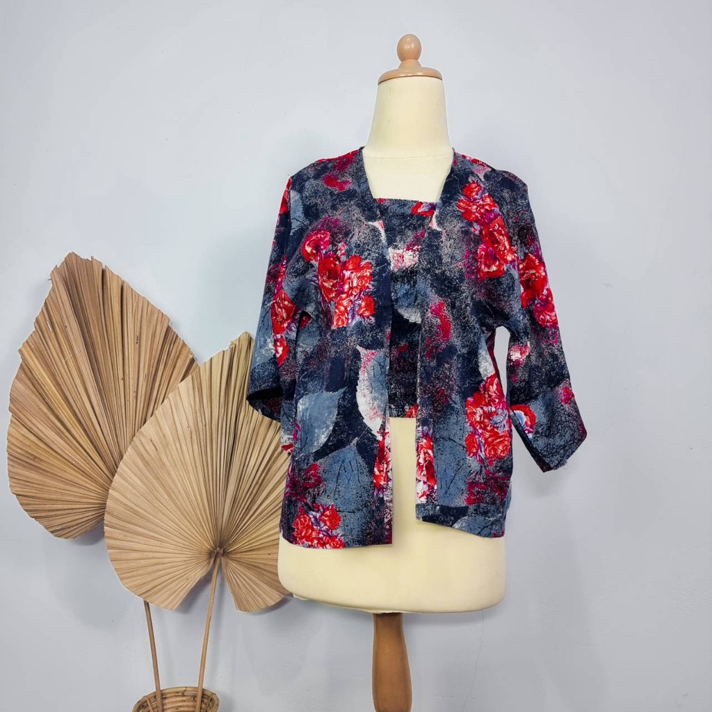 Jual Cardigan Bali Set KEMBEN BUNGA BALI/CARDIGAN BALI | Shopee Indonesia