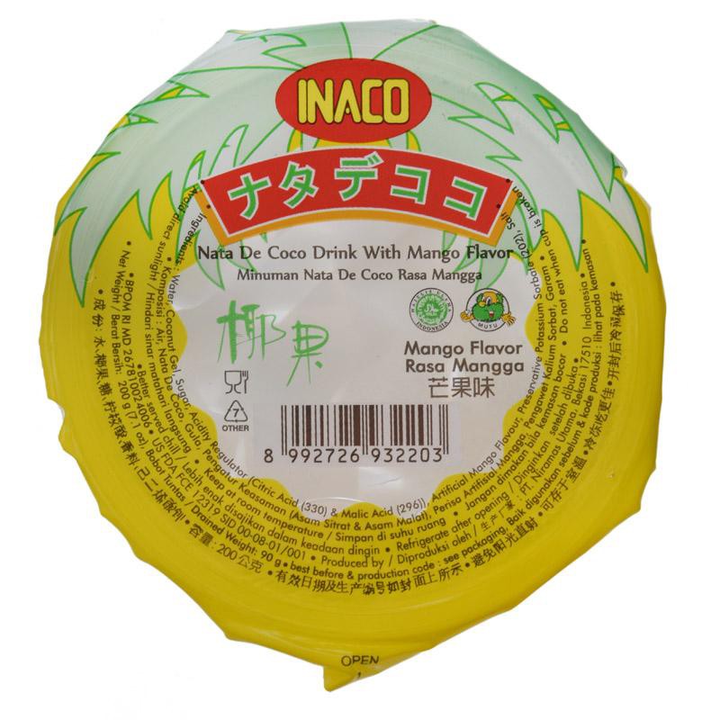 Jual INACO Nata De Coco Mango 220g | Shopee Indonesia
