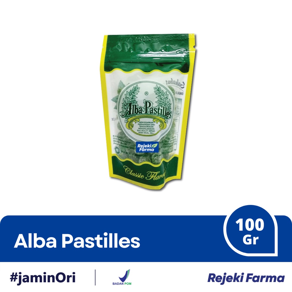 Jual Permen Alba Pastilles 100 Gram Gr 100g - Pastiles permen mint ...