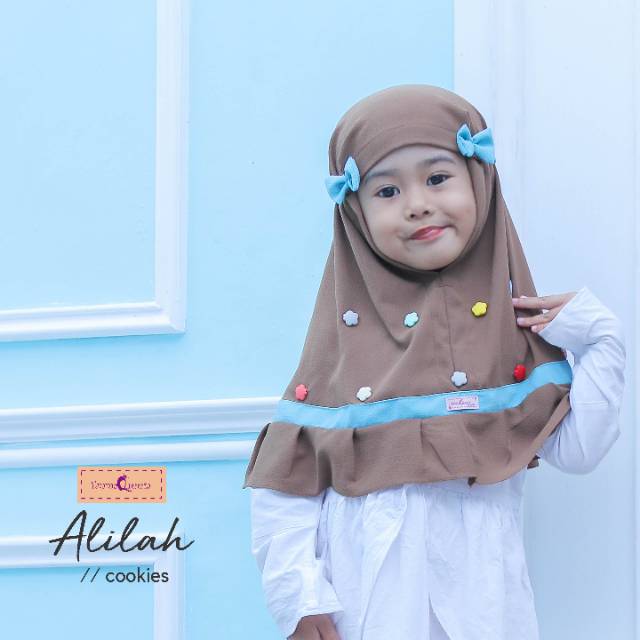 Jual JILBAB ALILAH KIDS COOKIES SIZE S DAN L ORI BY EMMAQUEEN - AIRY ...
