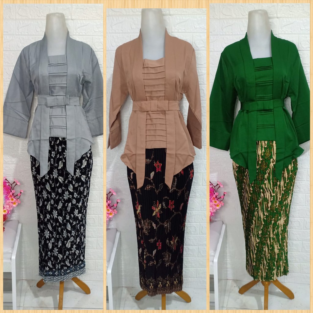 Jual Dshop KEBAYA KUTUBARU BAHAN TEBAL BALOTELI ATASAN SAJA TGN 7/8 ...