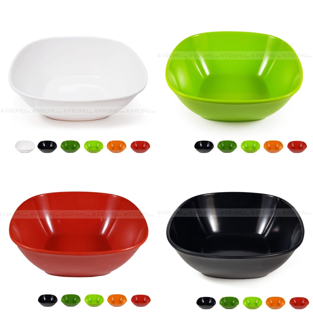 Jual Unica Mangkok Segi Melamin 6" | Mangkok Melamin | Mangkok Melamine ...