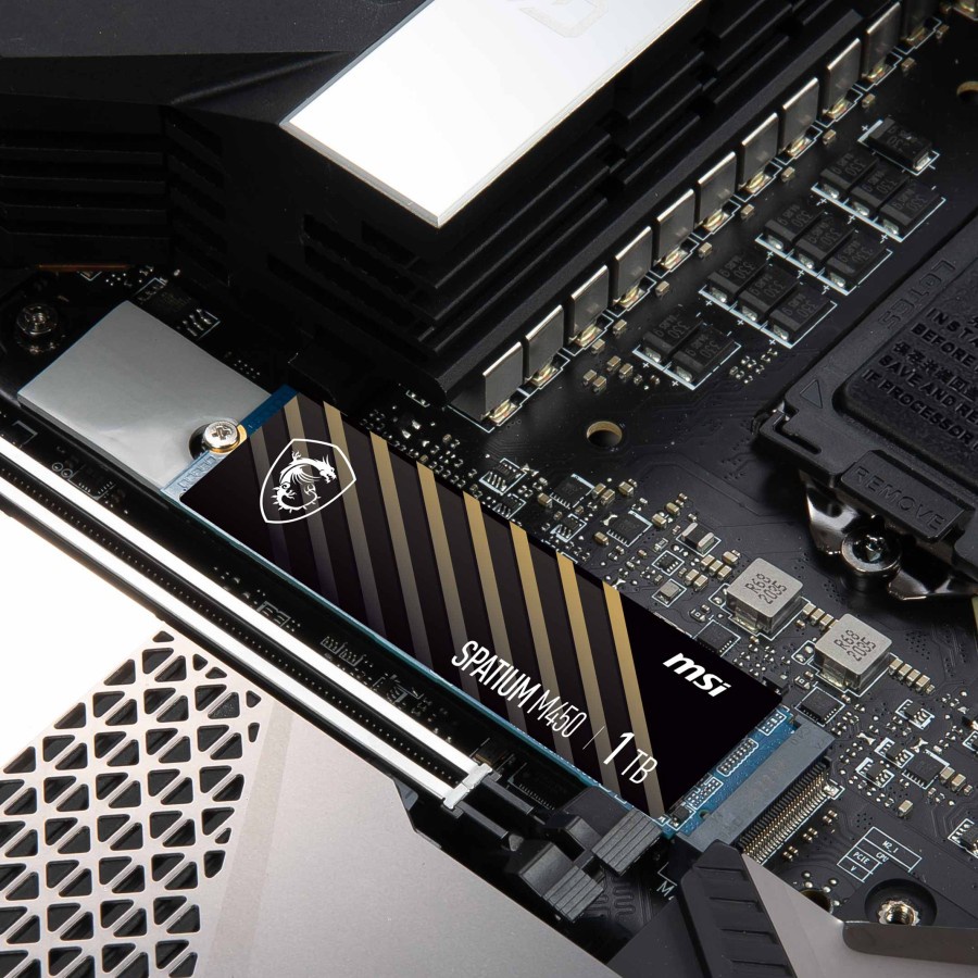 Jual MSI SPATIUM M450 1TB SSD PCIE 4.0 GEN4 M.2 NVME | Shopee Indonesia