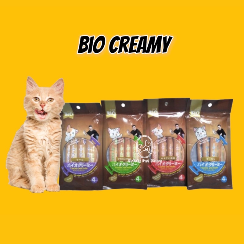 Jual Bio Creamy LIQUILD Snack Kucing 15gr x 4pcs setara meo snack ...