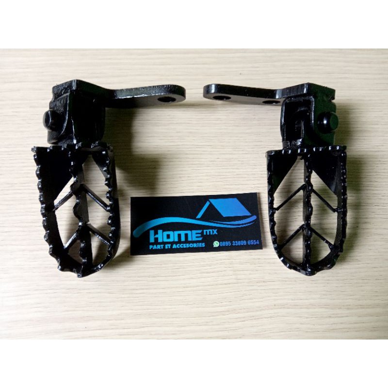 Jual foot step lipat KLX dtracker standart bahan besi | Shopee Indonesia