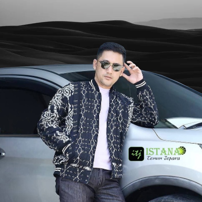 Jual Jaket Bomber Batik Pria Etnik - Jaket Bomber Tenun - Jaket Pria ...