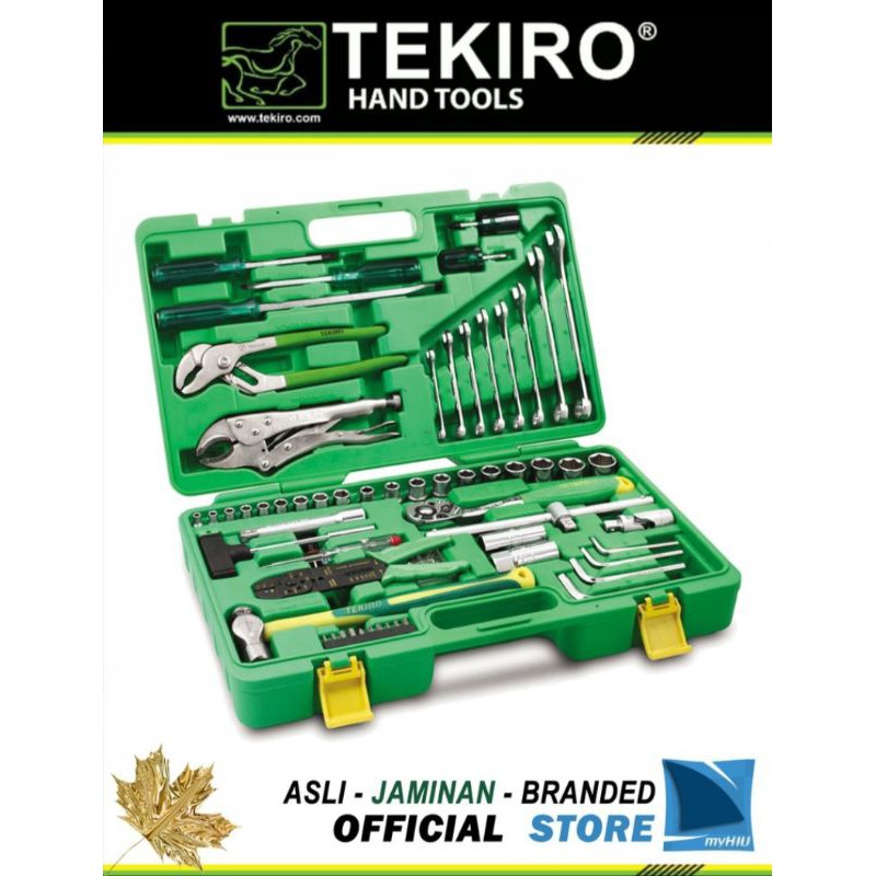 Jual TEKIRO MEKANIK TOOL SET KIT MECHANIC BOX 100 pcs TEKIRO | Shopee Indonesia