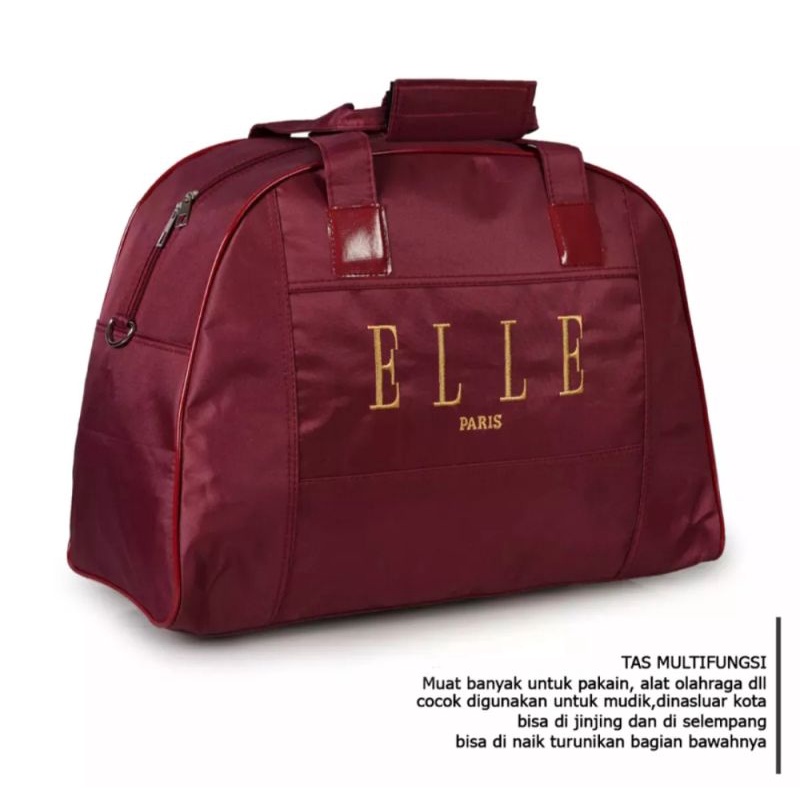 Jual Tas Travel Bags Elle EM-108 Medium Tas Pakaian Tas Wanita Tas ...