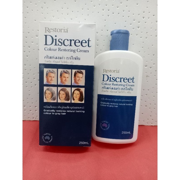 Jual RESTORIA DISCREET COLOUR RESTORING CREAM 250ML | Shopee Indonesia