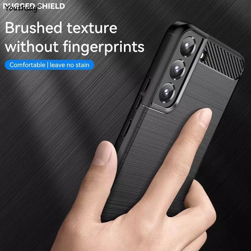 Jual SAMSUNG S21 FE CASE SLIM FIT CARBON SOFTCASE FIBER MULTI SILIKON CASING SHOCKPROOF COVER ...