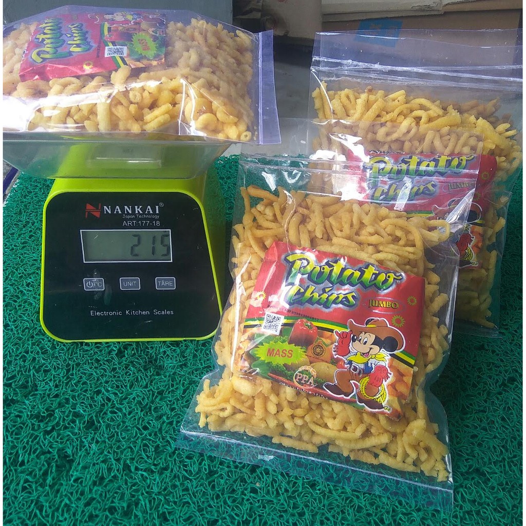 Jual Potato Chips Snack Jajanan Jadul Kiloan 250gr | Shopee Indonesia