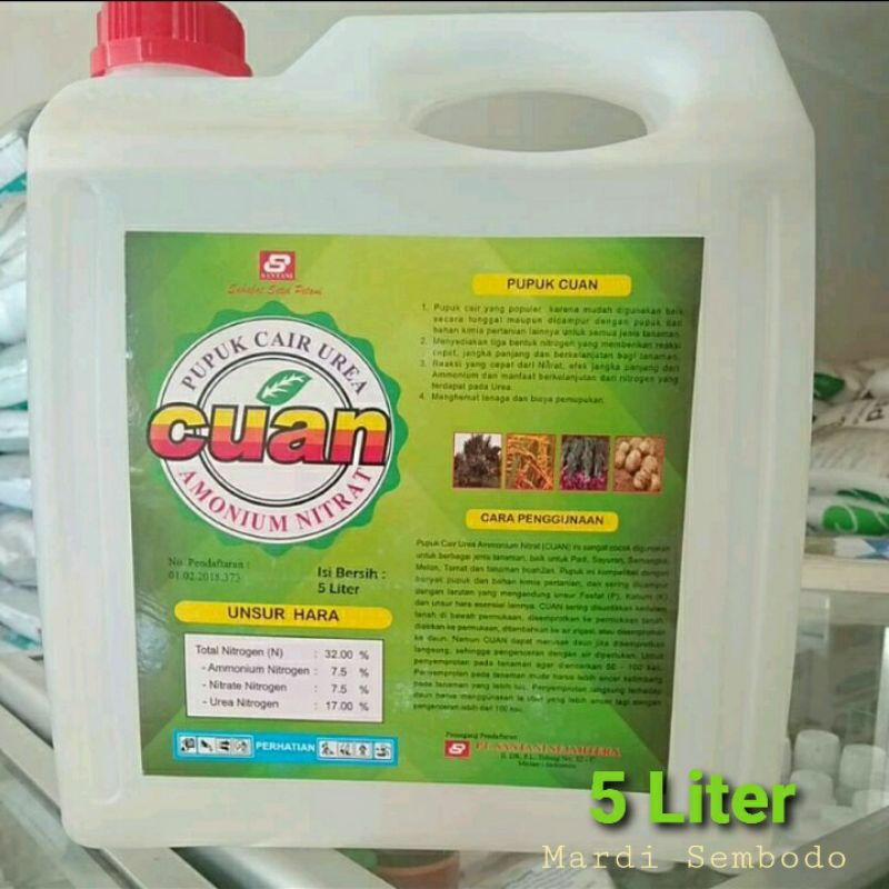 Jual Urea Cair CUAN 5 Liter Ammonium Nitrat | Shopee Indonesia