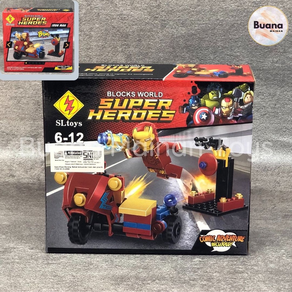 Jual BRICKS SUPER HEROES MINI FIGURE BRICK KARAKTER PAHLAWAN MOVIE ...