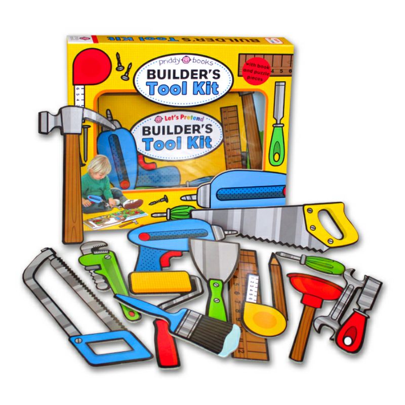 Jual Let's Pretend - Builders Tool Kit (With Board Book and Puzzle Pieces) | Shopee Indonesia
