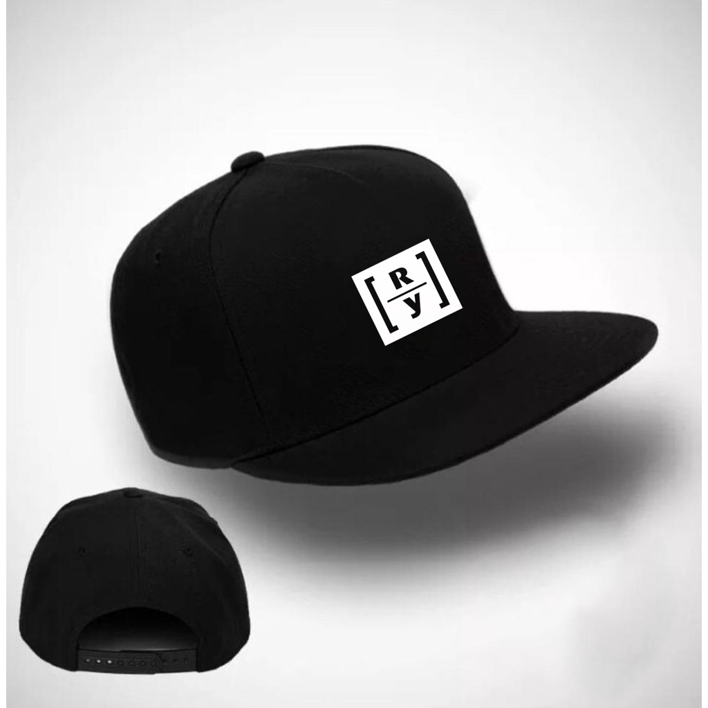 Jual Topi Snap Back RY Box Tengah motif Putih / Topi Keren / Topi Snap ...