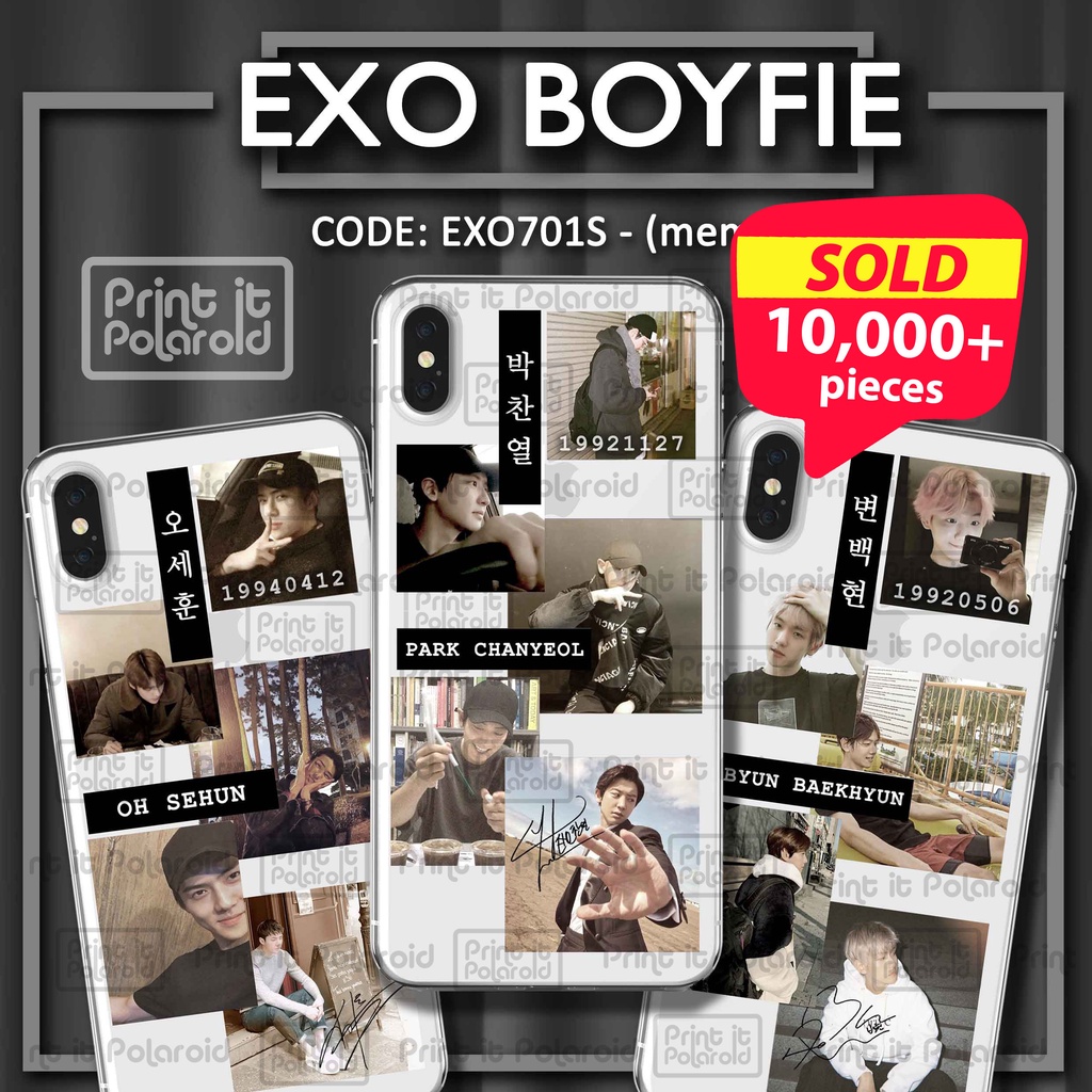 Jual STIKER Boyfie EXO foto casing hp laptop buku diy photo sticker ...