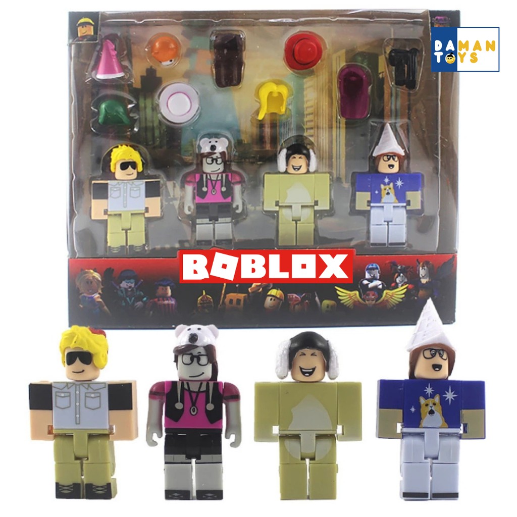 Jual Mainan Roblox Celebrity Top Runway Figure Set Figur cake Topper ...
