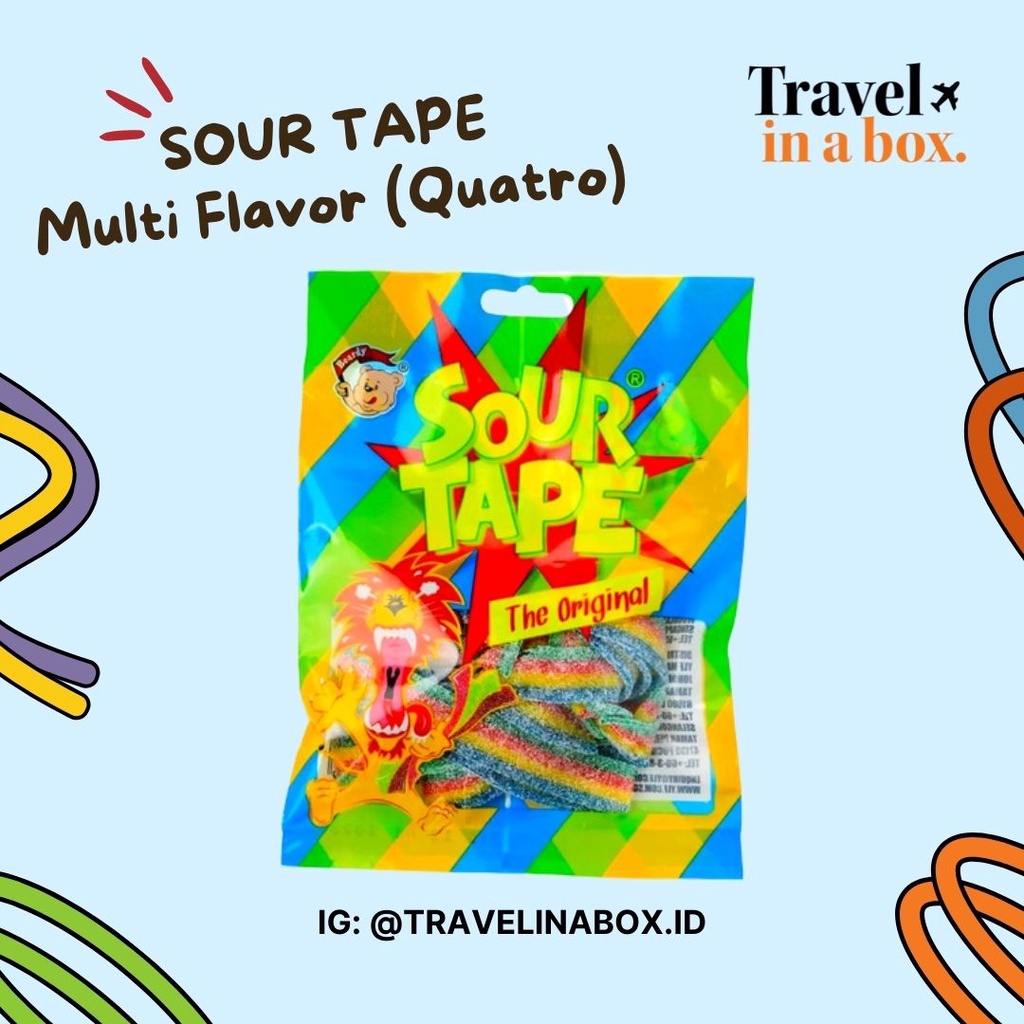 Jual BIG SALE - CUCI GUDANG - Beardy Sour Tape Apple/ Cola/ Strawberry ...