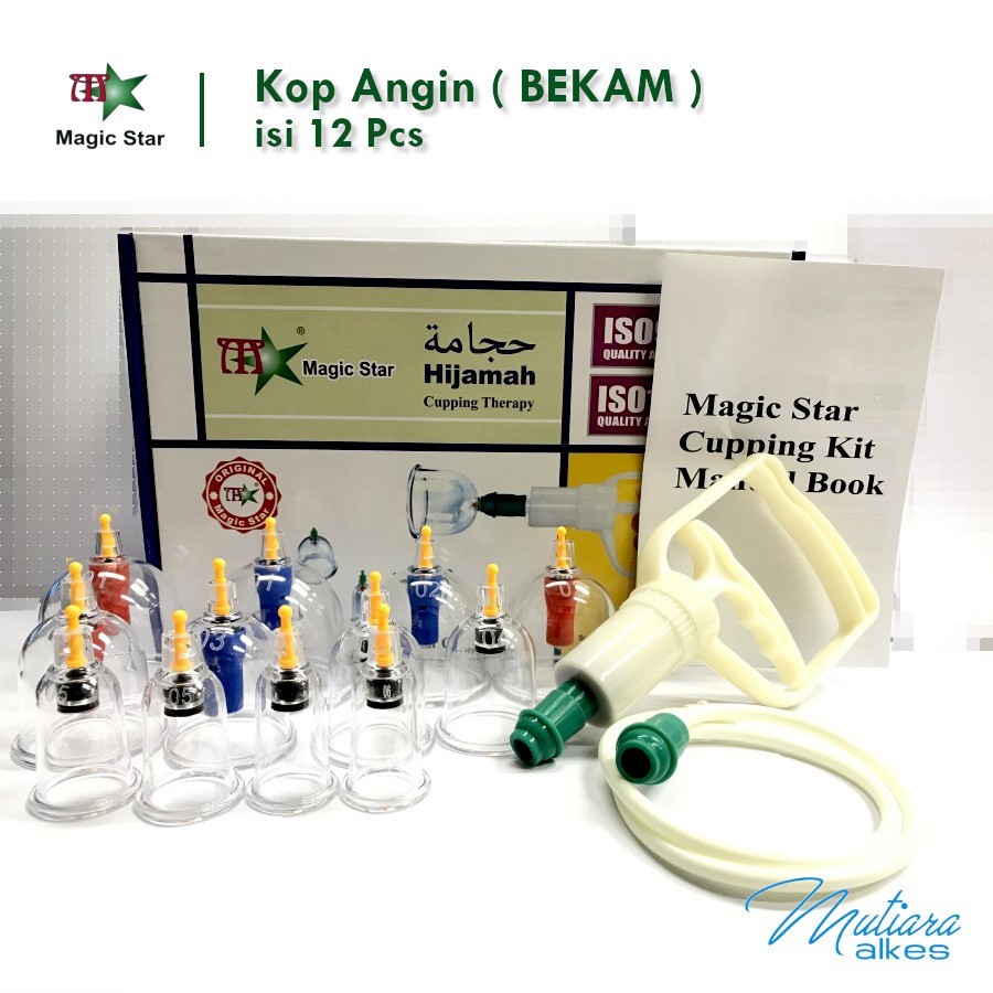 Jual Magic Star Alat Bekam isi 12 / Kop Angin / Hijamah Cupping Therapy | Shopee Indonesia