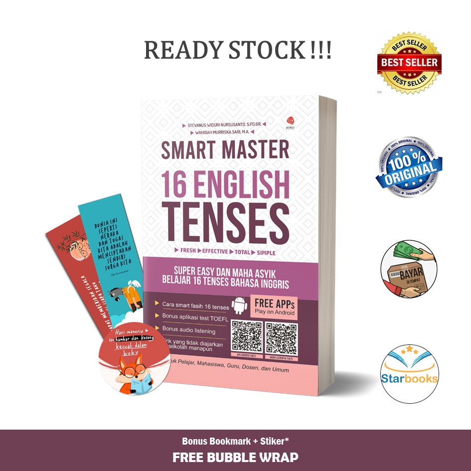 Jual Buku Smart Master 16 English Tenses - Scritto (Bahasa) | Shopee Indonesia