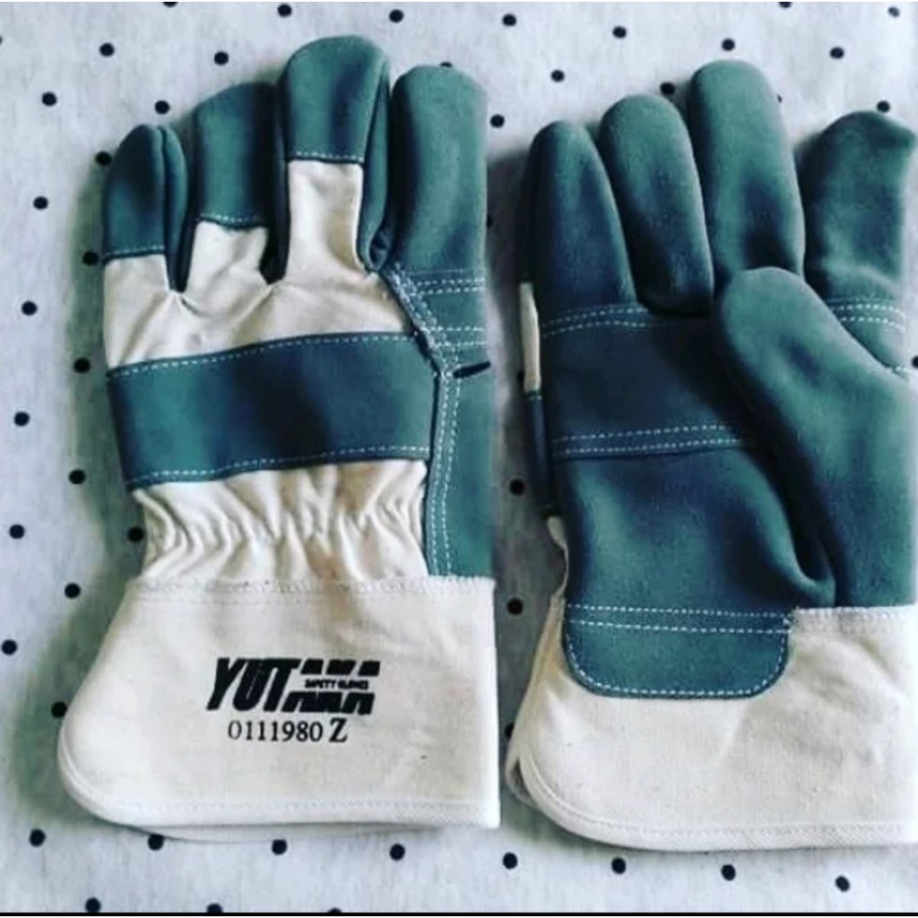 Jual SARUNG TANGAN LAS KULIT YUTAKA FITER GLOVE RRT MURAH/sarung tangan ...