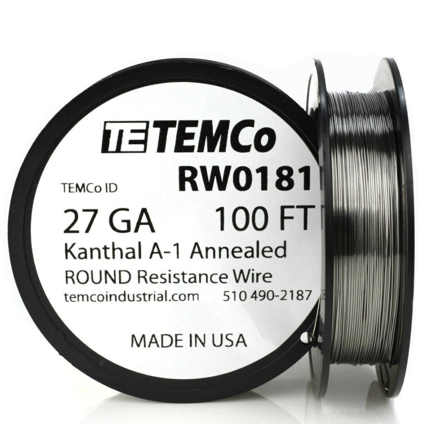 Jual TEMCO Wire Kanthal A-1 26ga 27ga 28ga 30ga 32ga 100ft Authentic ...