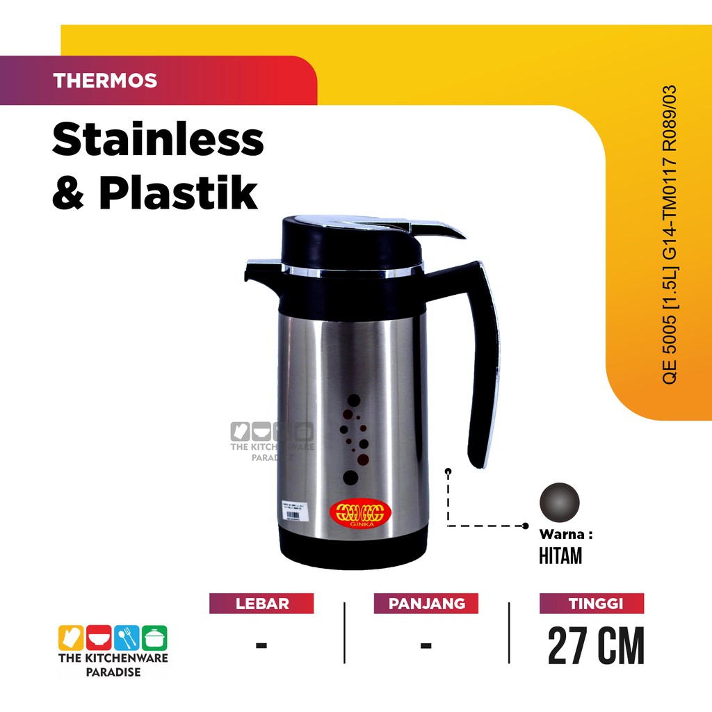 Jual TERMOS AIR PANAS STAINLESS 1.5 LITER | Shopee Indonesia