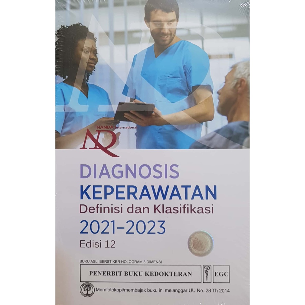 Jual NANDA Diagnosis Keperawatan 2021 - 2023 Edisi 12 , Definisi dan Klasifikasi - Heather ...