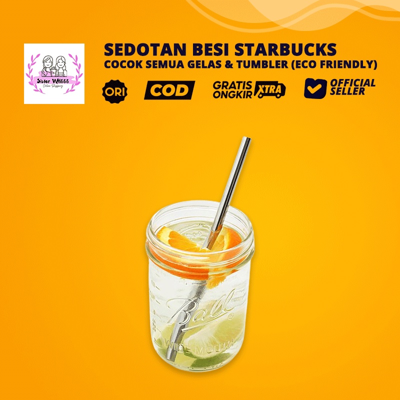 Jual Sedotan Stainless Sedotan Besi Cocok Semua Gelas dan Tumbler ...