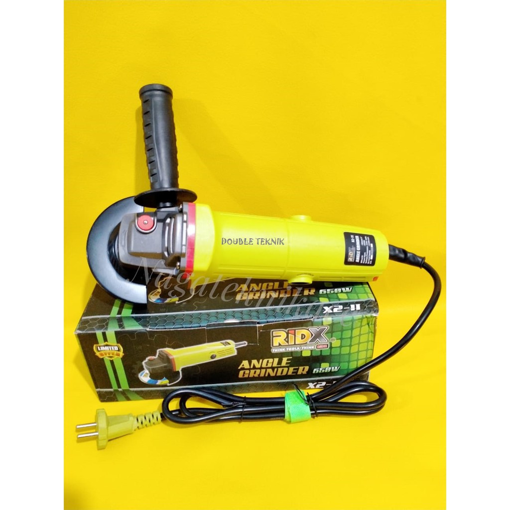 Jual MESIN GERINDA TANGAN ANGLE GRINDER 4 INCH HAND GRINDER X2-11 6 ...