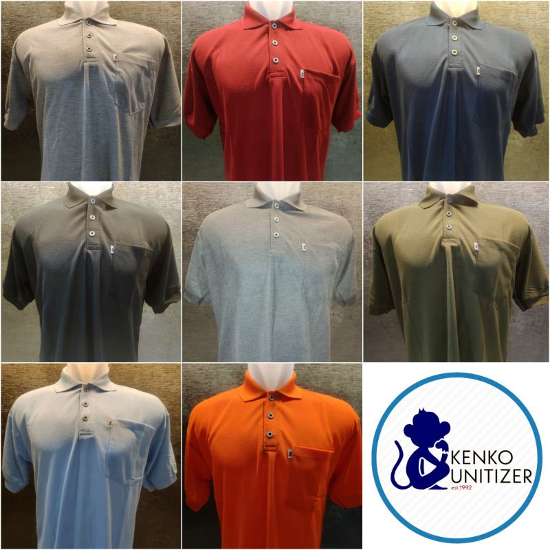 Jual UNITIZER LSU2 Kaos polo shirt XXL XL L M Kaos kerah SAKU kaos ...