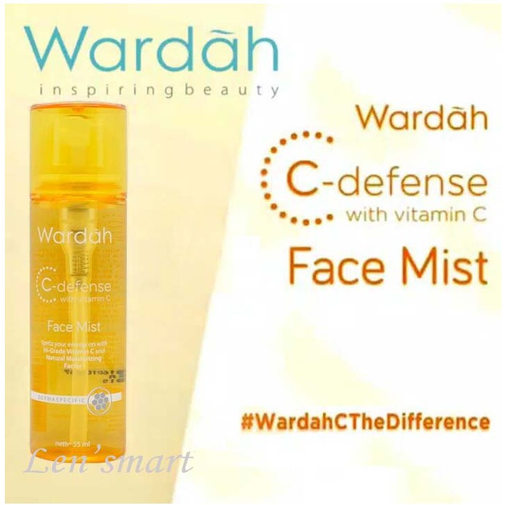 Jual ORIGINAL WARDAH C-DEFENCE FACE MIST / Setting Spray / Melembabkan ...