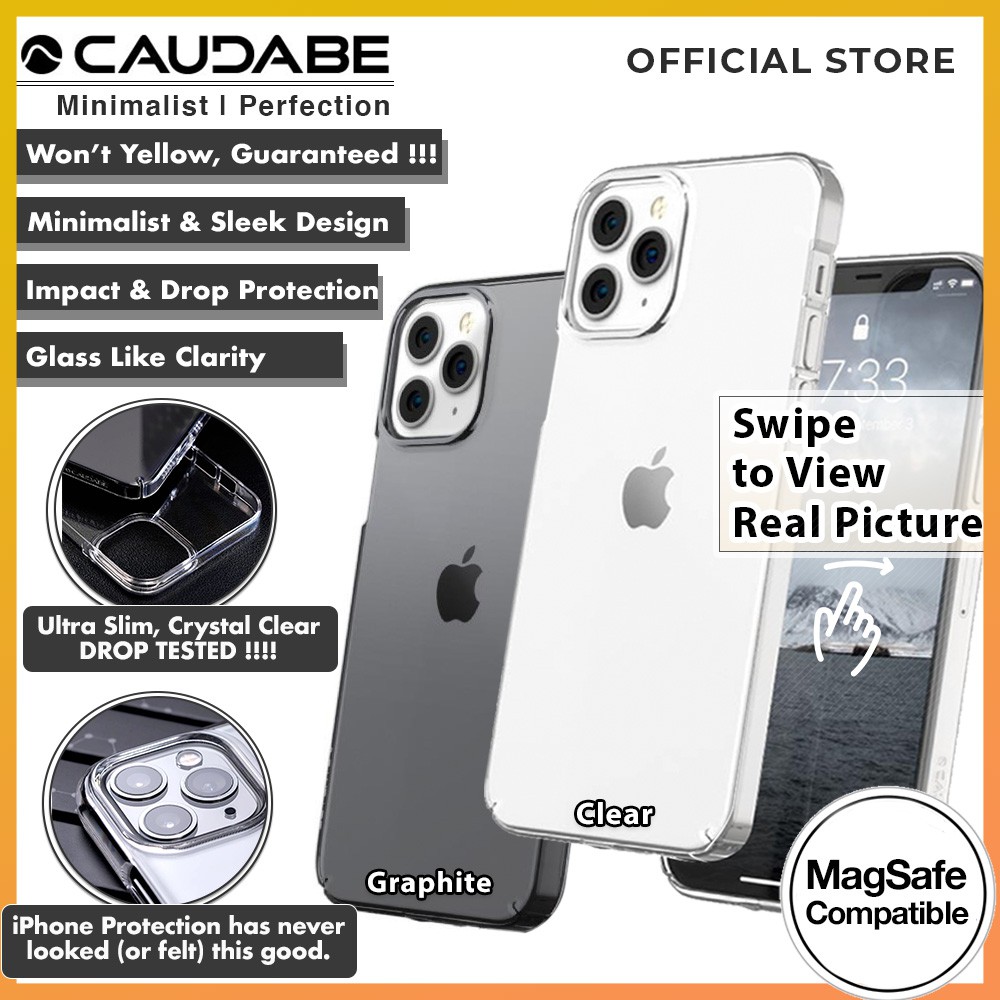 Jual Case iPhone 12 Pro Max 12 Pro 12 12 Mini Caudabe Lucid Clear ...