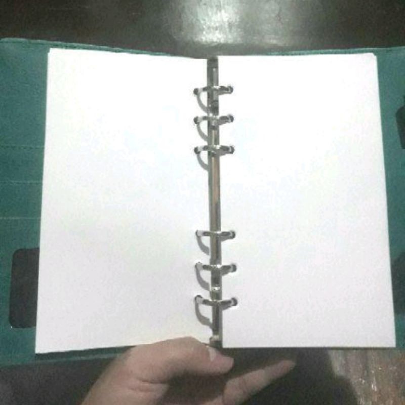 Jual Isi Binder Putih Polos A6 (6ring) Loose Leaf Plain 75 gsm (17 cm x ...