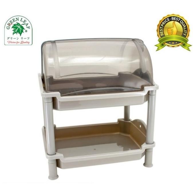Jual Rak Roti Plastik Susun 2 - Bread Showcase Food Rack Display 4023 ...