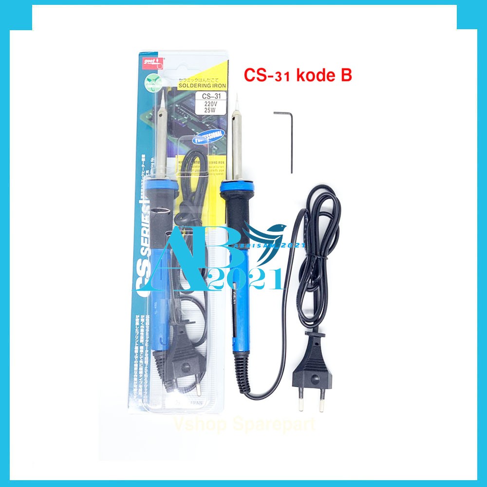 Jual Solder Tangan Solder Goot CS-31 Kualitas Grade B 25w | Shopee ...