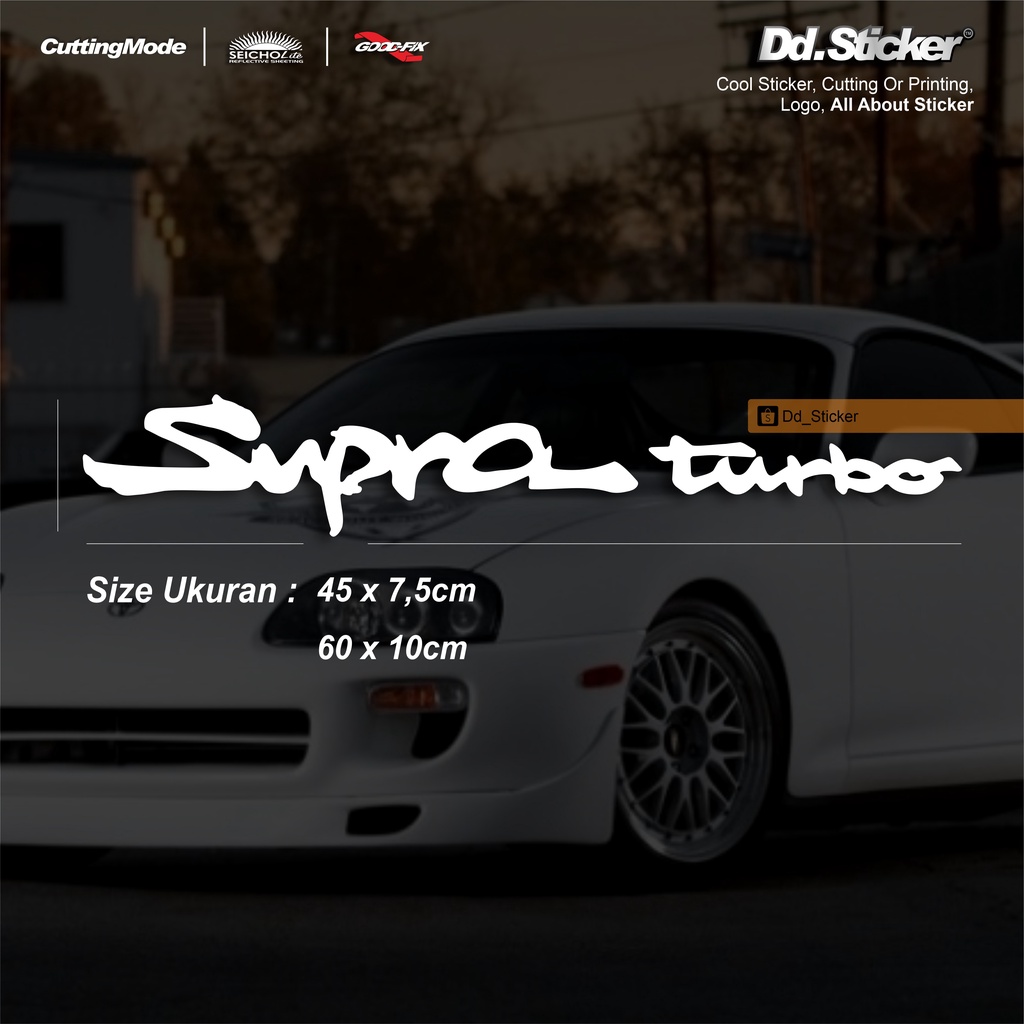 Jual Logo Supra Turbo , Toyota Logo | Cutting Sticker | Shopee Indonesia