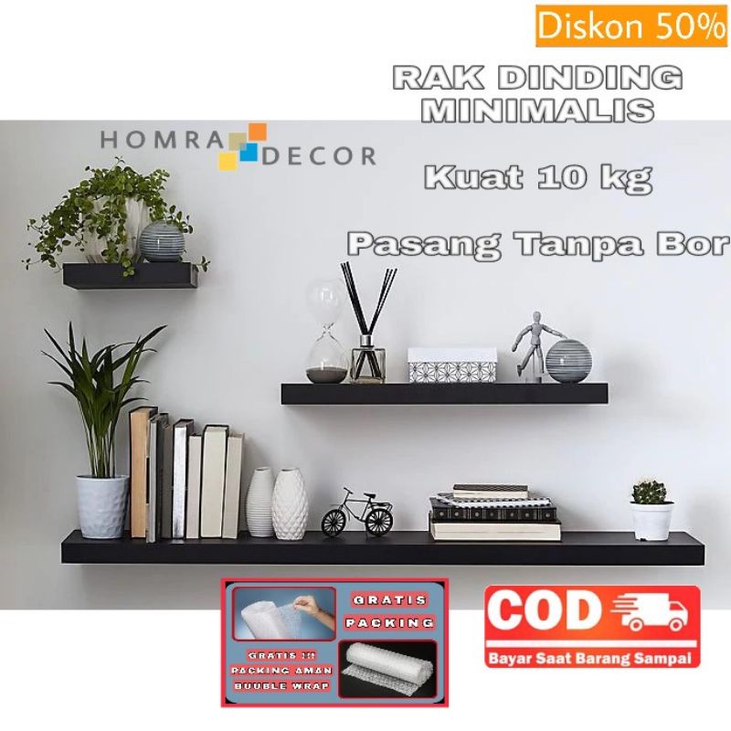 Jual Rak dinding - rak buku - rak dinding hiasan - rak melayang - rak ...