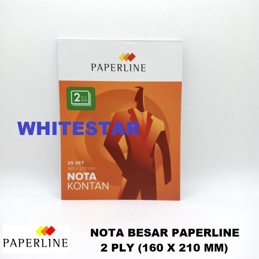 Jual nota kontan paperline besar 2 ply ncr - nk b2 (16x21 cm) | Shopee ...