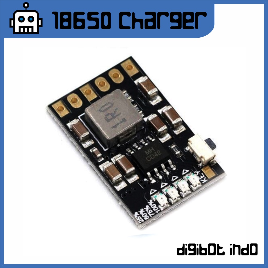 Jual MH CD42 18650 Battery Charging Module - 4 in 1 Lithium Level ...