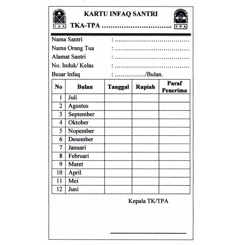 Jual Kartu Infaq (Iuran) | Shopee Indonesia