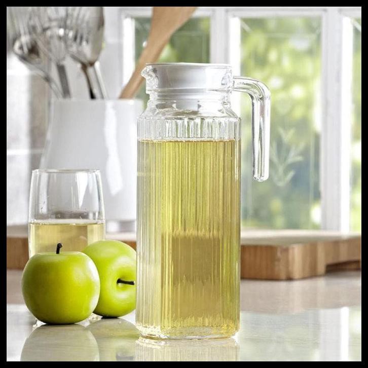 Jual LUMINARC QUADRO PITCHER WATER JUG 1.3 L/ KAN AIR TEKO KACA 1300 ML ...