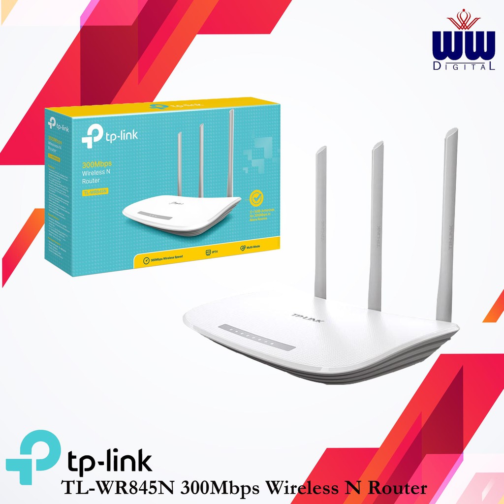 Jual TP-link TL-WR845N - 300Mbps Wireless N Router 3 Antena | Shopee ...