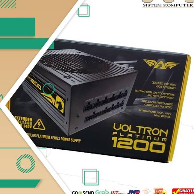 Jual PSU PC Komputer Armaggeddon Voltron Platinum Grade 1200 1200W Gaming | Shopee Indonesia