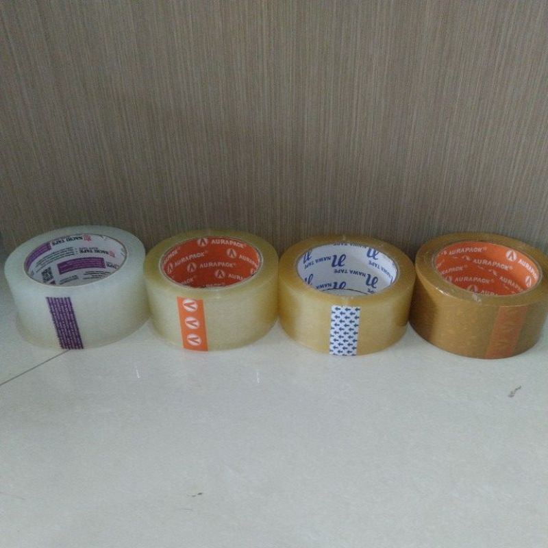 Jual Lakban Bening 48 mm/Lakban Hitam kain/isolasi nanchi/Lakban besar ...