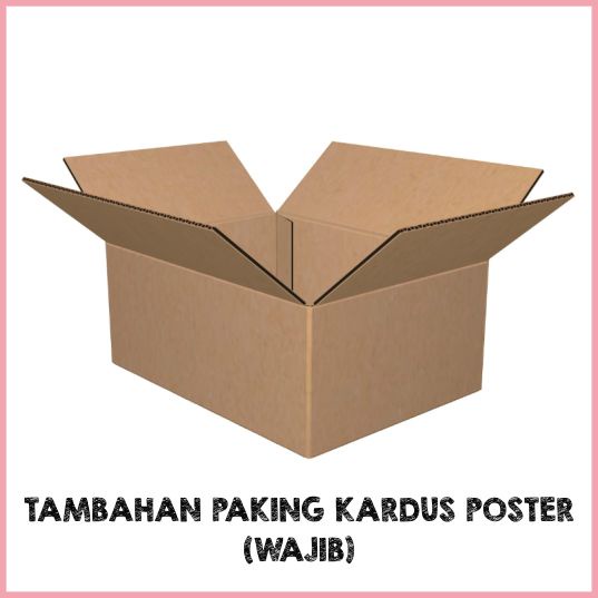 Jual Kardus Tambahan untuk Poster (wajib) | Shopee Indonesia