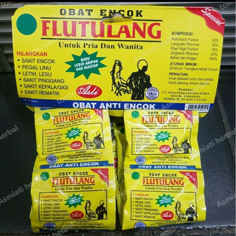 Jual Kapsul Flu Tulang Kuning isi 20sachet | Shopee Indonesia