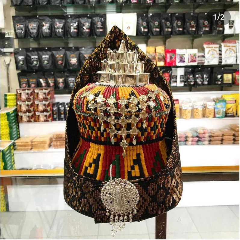 Jual Topi pengantin pria komplit adat Aceh / Kopiah meukutop khas Aceh ...