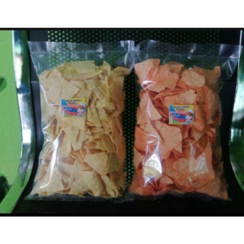 Jual keripik singkong enak gurih khas malang rasa jagung manis murah 250 gram bisa cod | Shopee ...