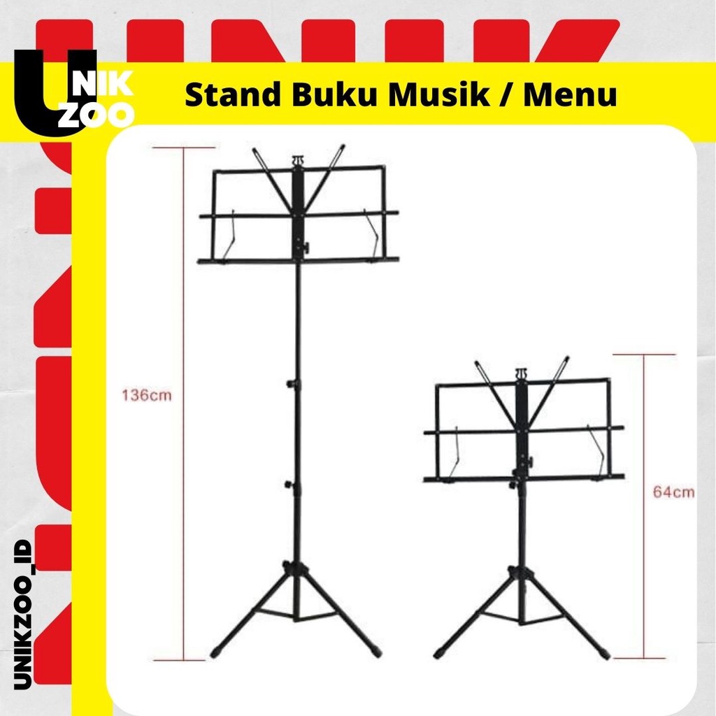 Jual MEDIUM RAK TIANG DISPLAY PAJANGAN MENU RESTORAN KERTAS MUSIK MUSIC ...